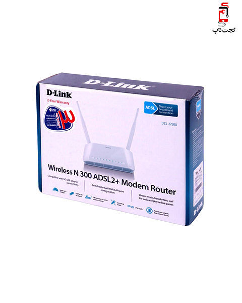مشخصات، قیمت و خرید مودم روتر برند دی-لینک مدل D-Link DSL-2750U ...